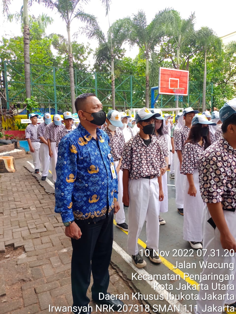 Upacara Peringatan Hari Pahlawan – SMA N 111 JAKARTA
